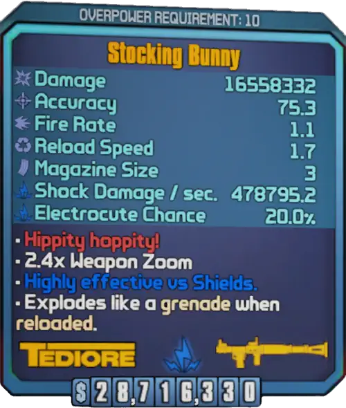 Bunny • BL2 – Legendary Launcher | Lootlemon